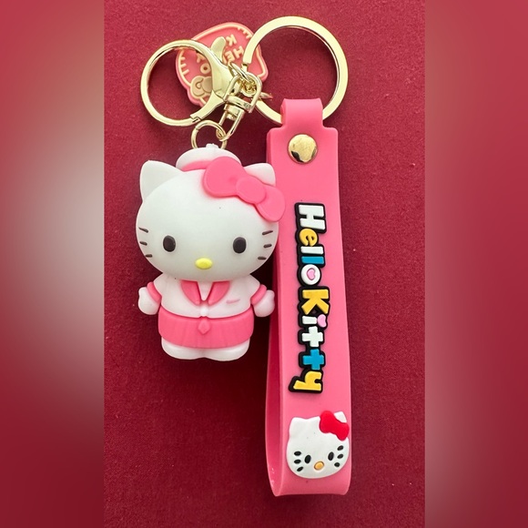 Hello Kitty | Accessories | Hello Kitty 3d Keychain With Belt Clip And ...